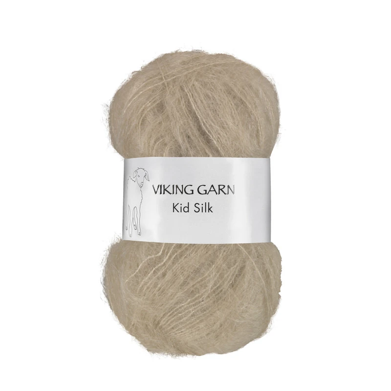 Viking Kid Silk 306 Beige garn - SATURNIA GARN